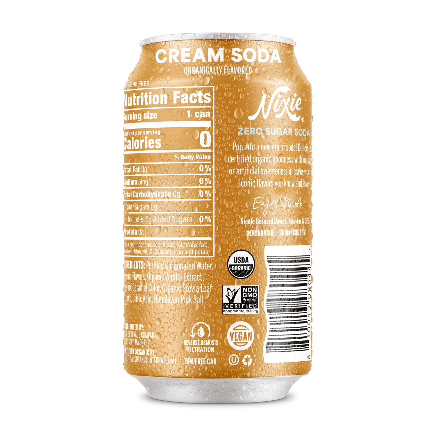 Zero Sugar Soda, Cream Soda, Organic – Montavilla Food Co-op